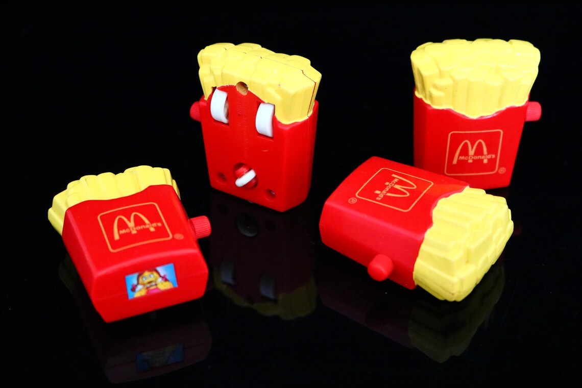 Mcdonald's Toys Collectible Fast Food Toys Potato Chips | Etsy
