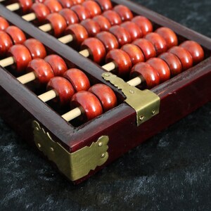 Vintage Toys, Collectible, Wood and Brass Abacus, Original RED LION ...