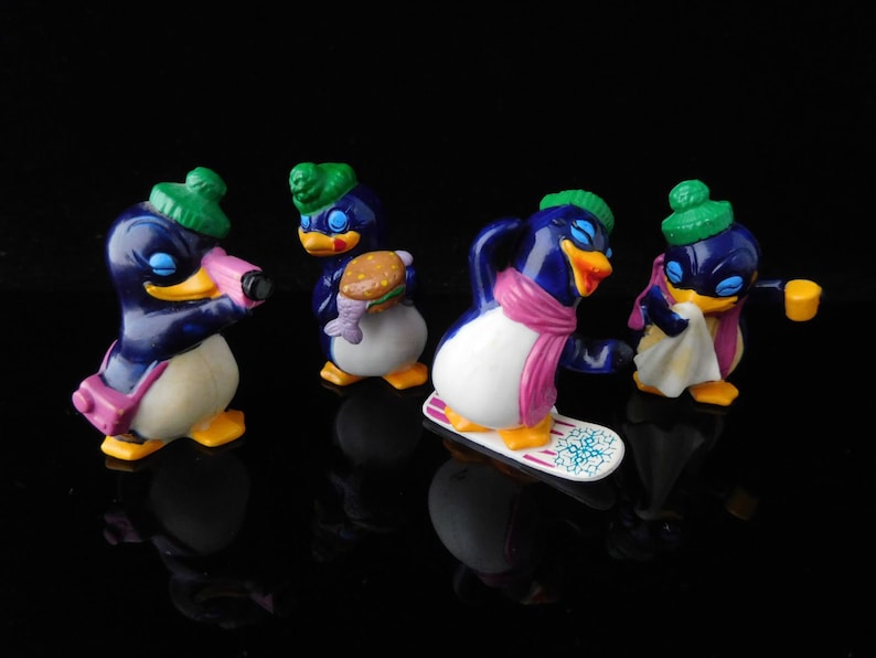 Vintage Toys Collectible Winter Penguins Ice Penguin Die - Etsy