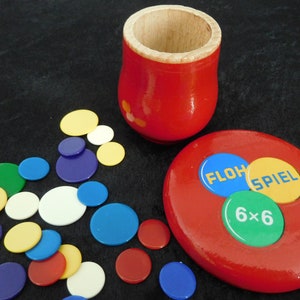 Tiddledy Winks, Table Game, Collectible, Old Flea Game, Tiddlywinks, in ...