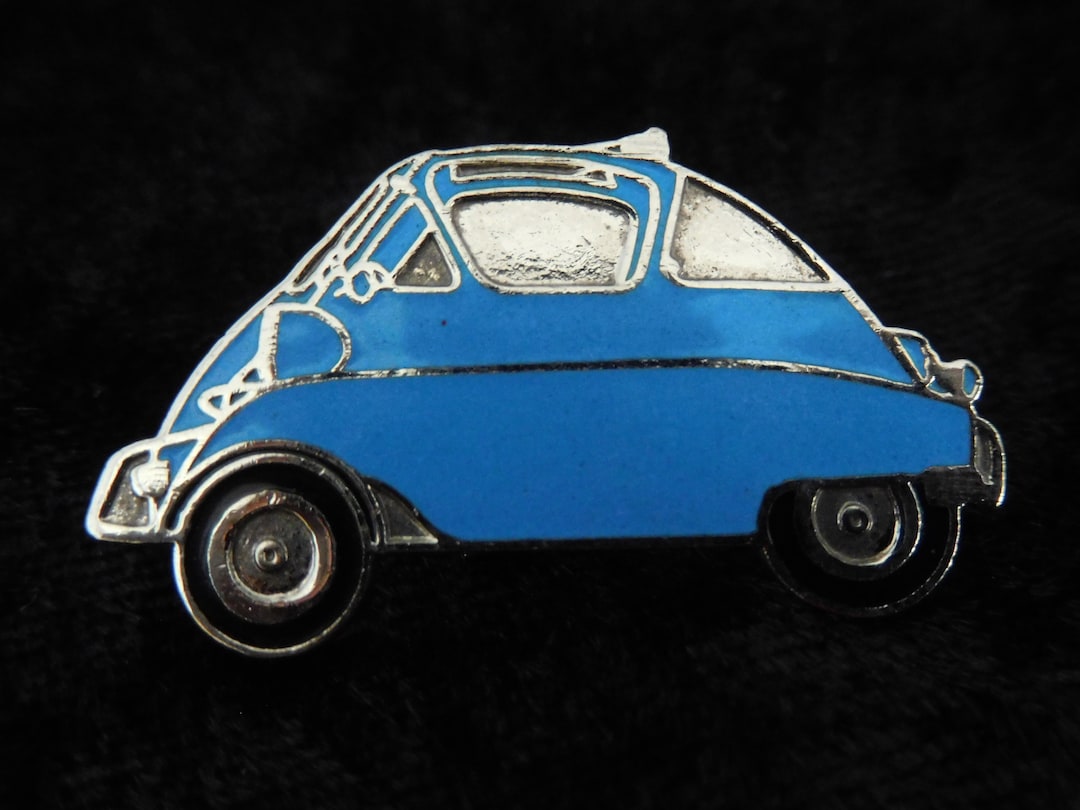 Vintage LOGO PIN, Promotion Pin, Miniature Toys, Oldtimer BMW Isetta ...