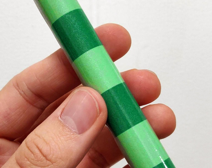 Green Striped Jumbo Crayons (pack of 4) - Etsy