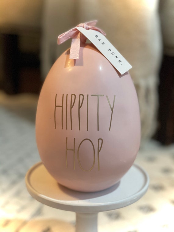 Rae Dunn “HIPPITY HOP” egg by Nikki's Bella Boutique | Catch My Party