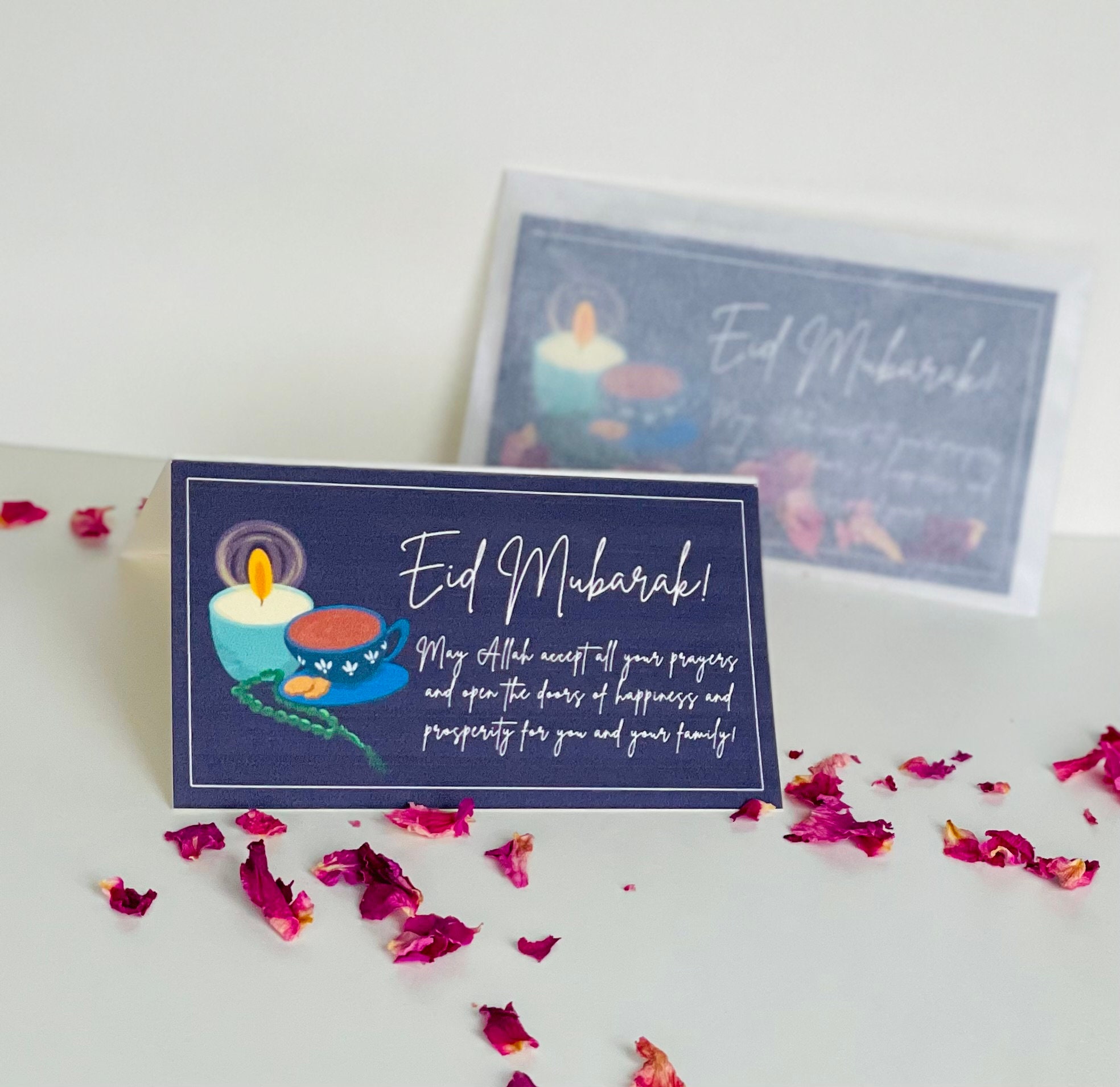 Eid Money Holder, Eid Mubarak Greeting Card Mini, Eid Money Card With ...