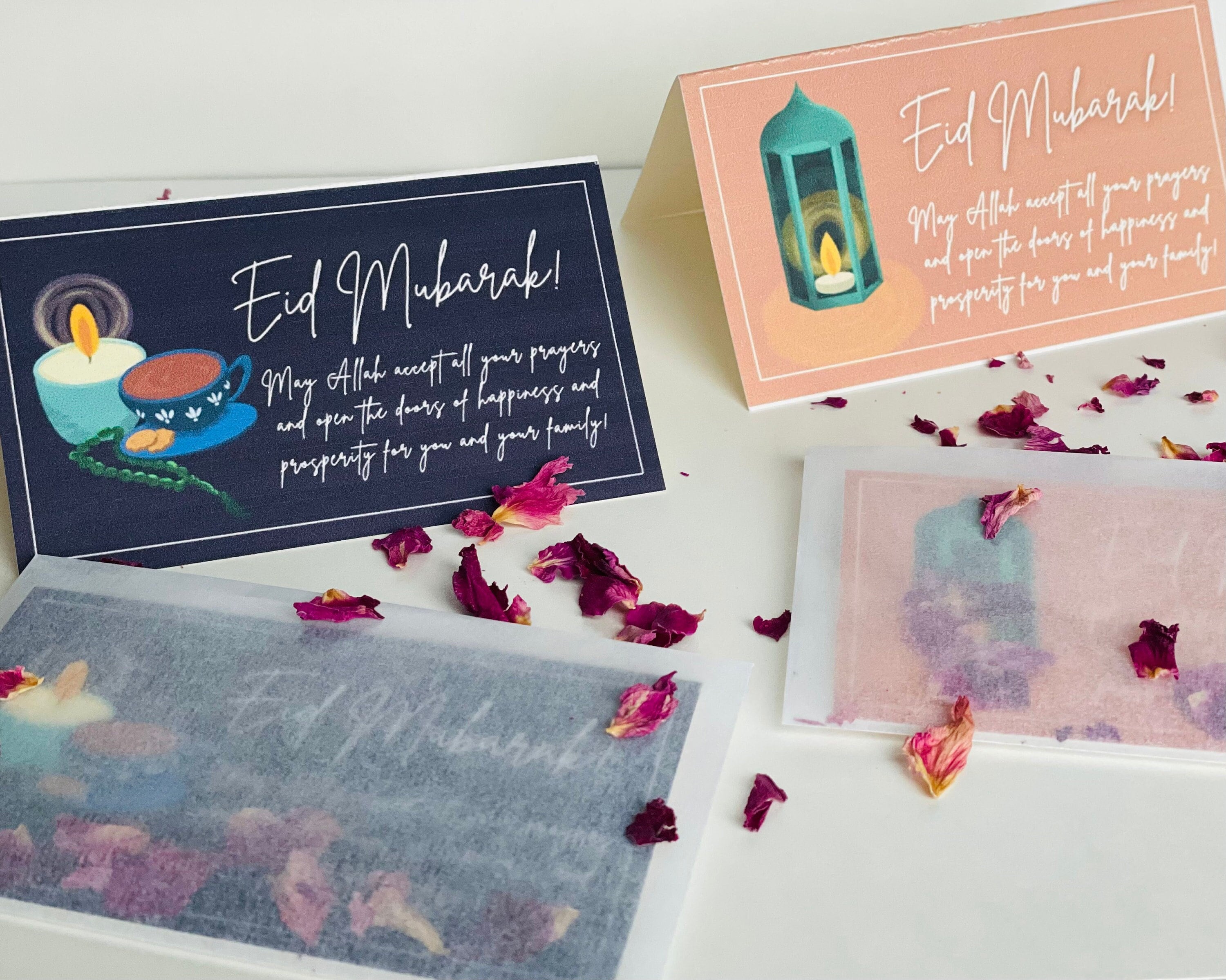 Eid Money Holder, Eid Mubarak Greeting Card Mini, Eid Money Card With ...