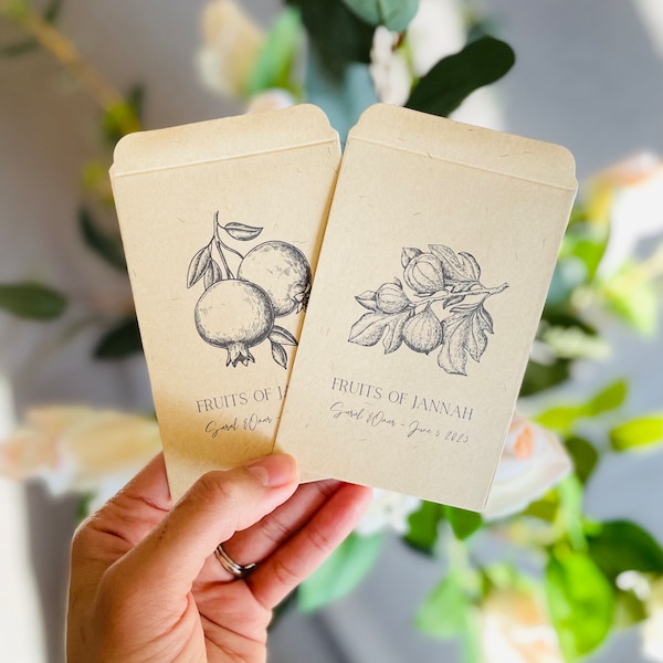 Seed Packet Wedding Favors - Etsy