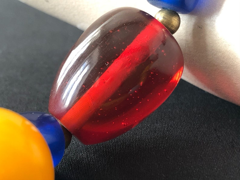 Marc Labat Multicolored Beaded Necklace Ethnic Vibes - Etsy