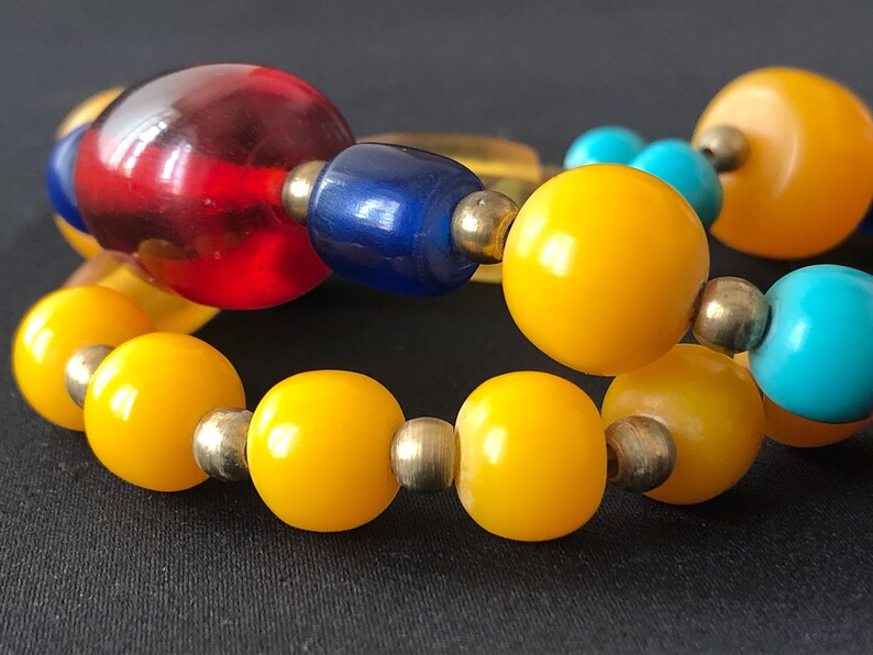Marc Labat Multicolored Beaded Necklace Ethnic Vibes - Etsy