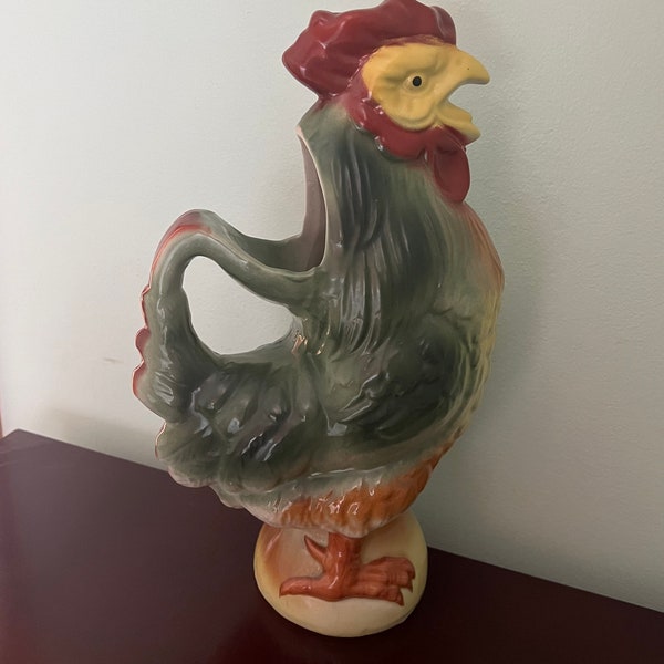 Rooster Pitcher - Etsy