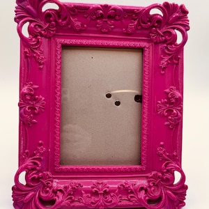 Vintage Ornate Baroque Style Photo / Picture / Mirror Frame, Berry Pink ...