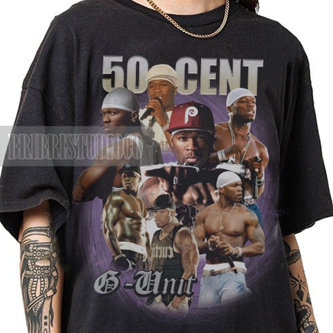Limited 50 Cent 90s Vintage Bootleg Style Rap T-shirt 50 - Etsy