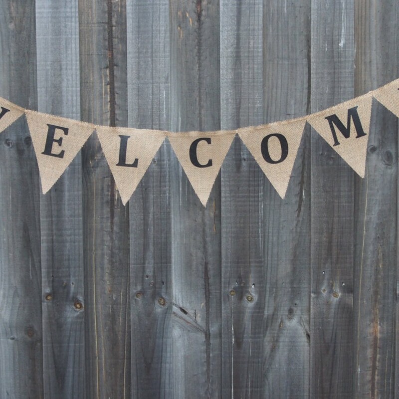 Welcome Bunting - Etsy Australia