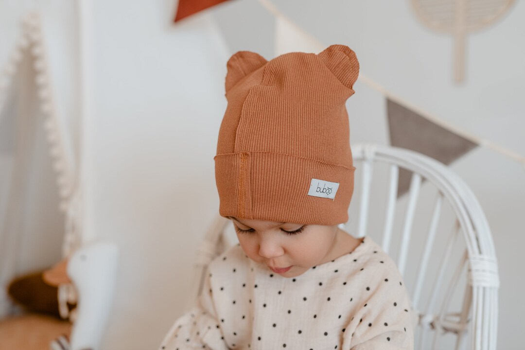 Kids Beanie and Snood Scarf Set for Spring, Baby Cotton Hat and Scarf ...