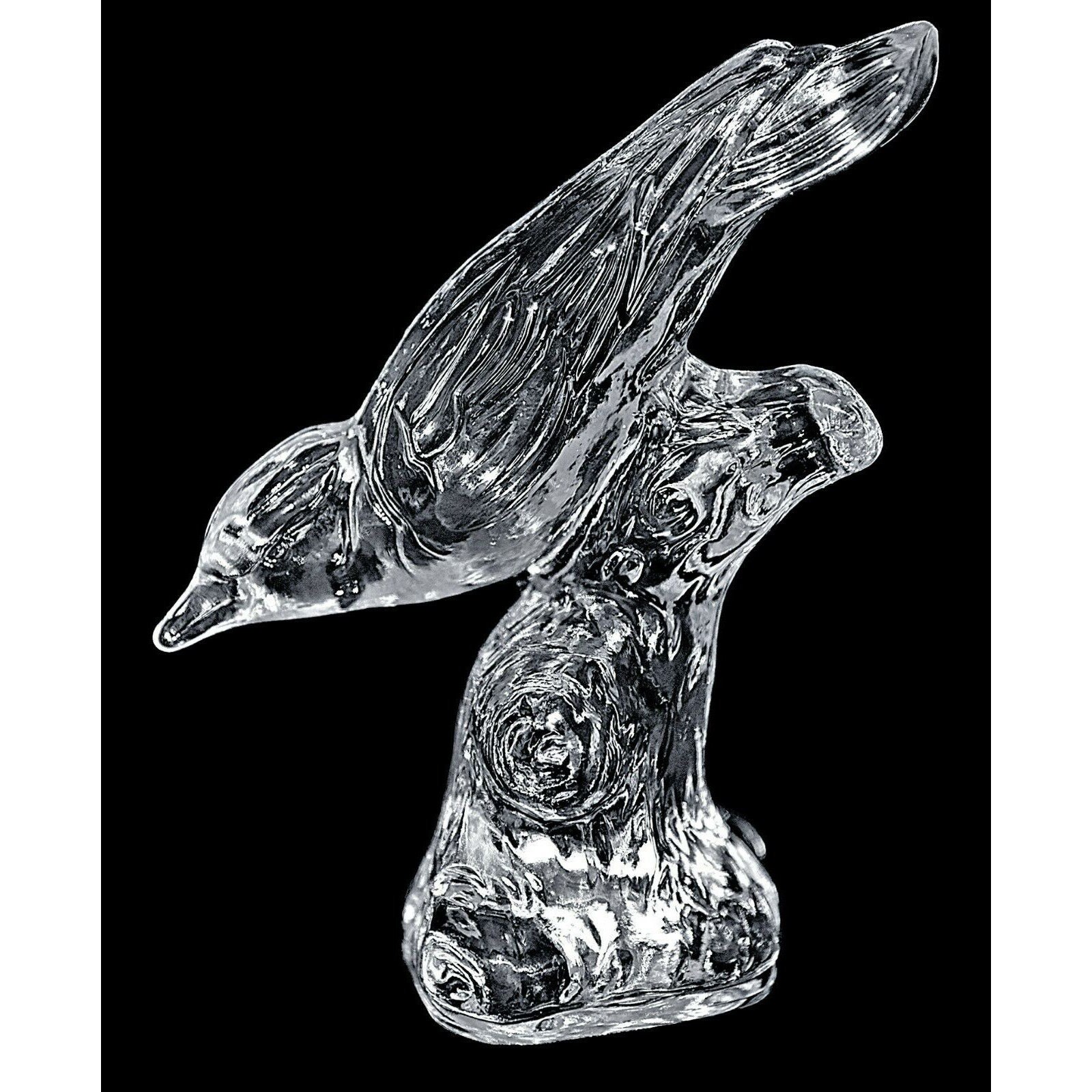 Haley Crystal Bird / Robin on Stump Glass Figure - Etsy