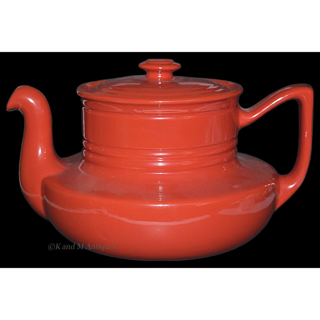 Hall China Coffelator Chinese Red Coffee Pot - STUNNING COLOR - PERFECT ...