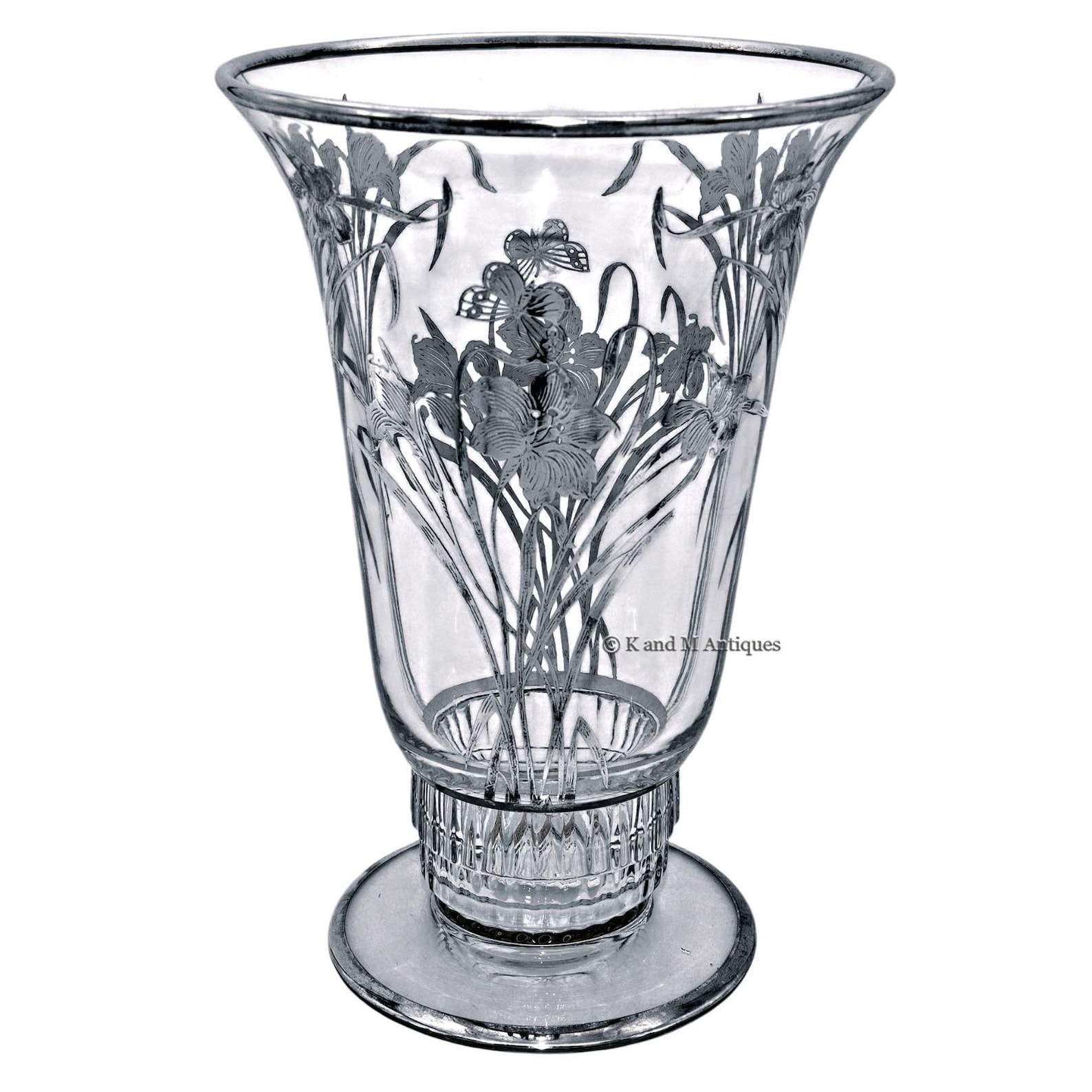 Duncan & Miller Terrace Jug National Silver No. 765. "iris With ...