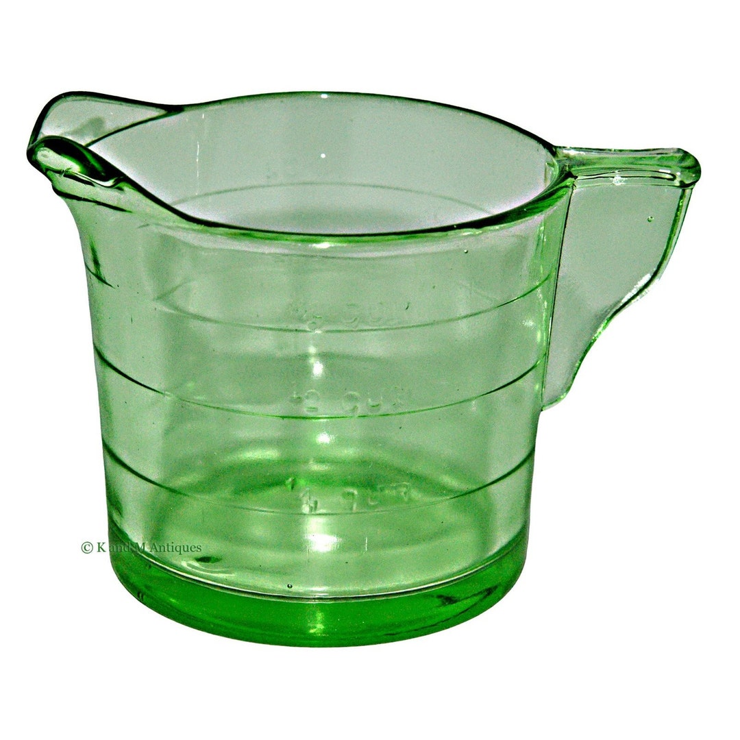 Jeannette Depression Glass Tab Handled One Cup Measuring Cup - Etsy