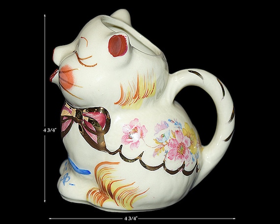 Shawnee fantastic Hard to Find Gold Decorated Puss | Etsy