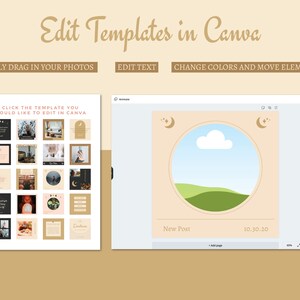 Instagram: Modern Magic Post Templates - Etsy