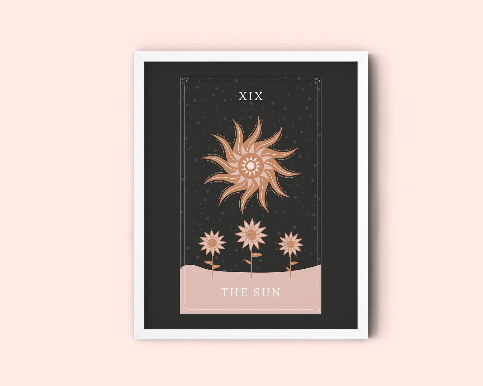 The Sun Tarot Card Digital Art Print - Etsy