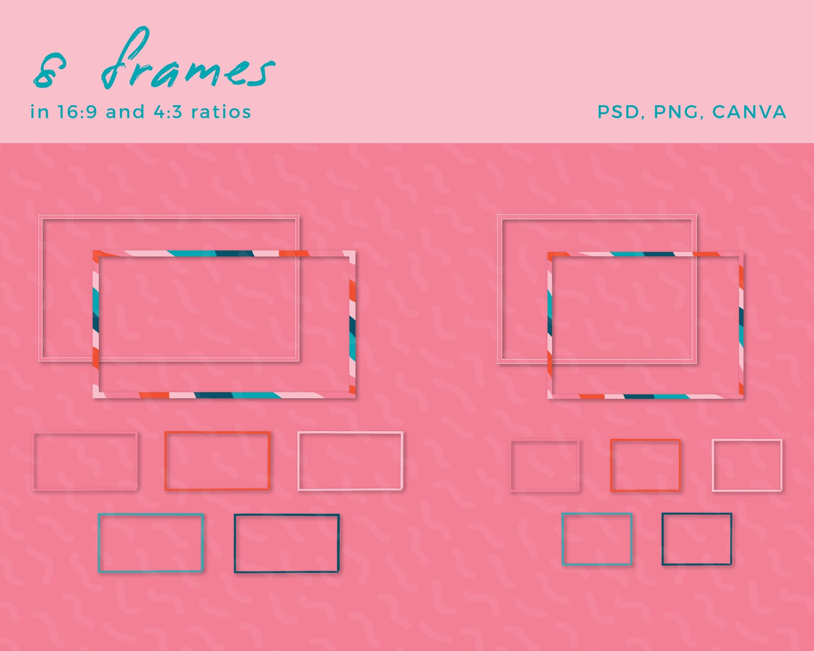 Colorful Retro Customizable Twitch Stream Overlay Package | Etsy