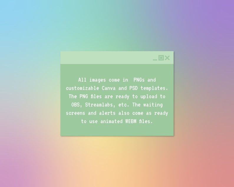 Retro Computer Aesthetic Customizable Animated Twitch Stream - Etsy