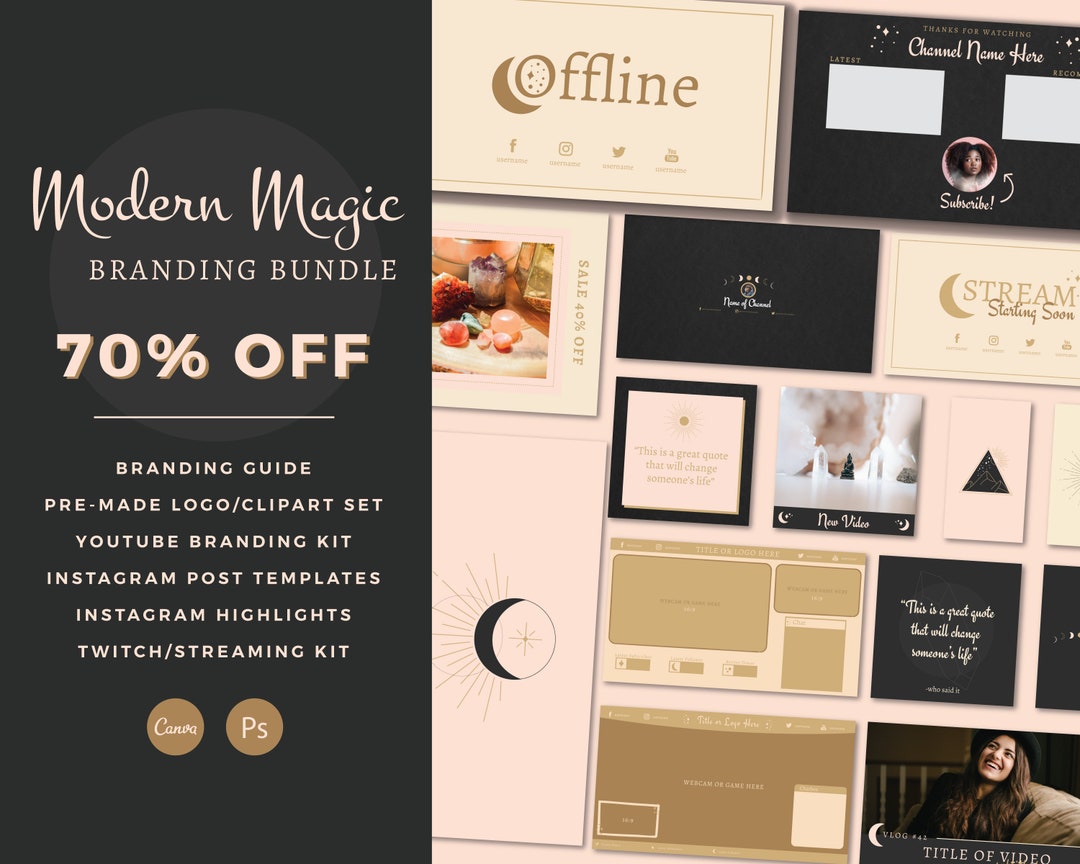 Branding Bundle: Magic - Etsy