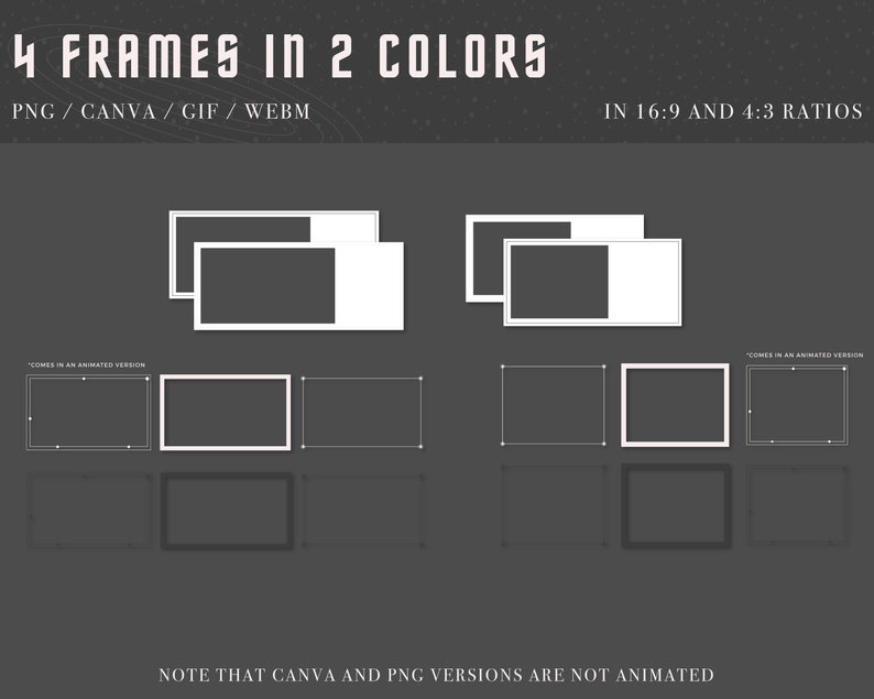 Orbit Customizable Animated Twitch Stream Overlay Package - Etsy