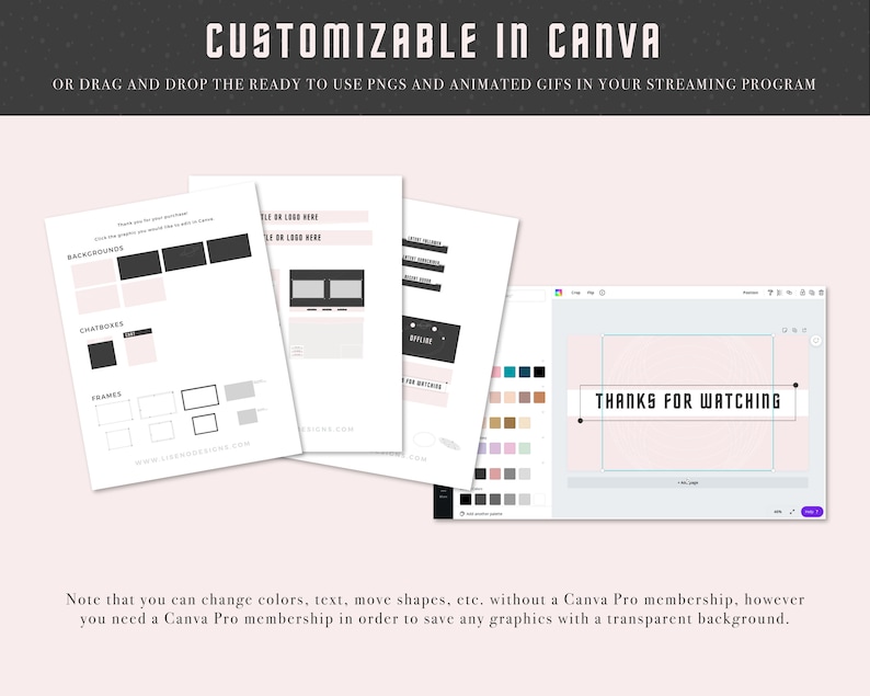 Orbit Customizable Animated Twitch Stream Overlay Package - Etsy