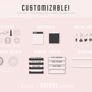 Orbit Customizable Animated Twitch Stream Overlay Package - Etsy