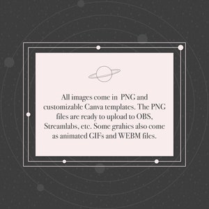 Orbit Customizable Animated Twitch Stream Overlay Package - Etsy