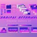 Tropical Retrowave Twitch Stream Overlay Package - Etsy