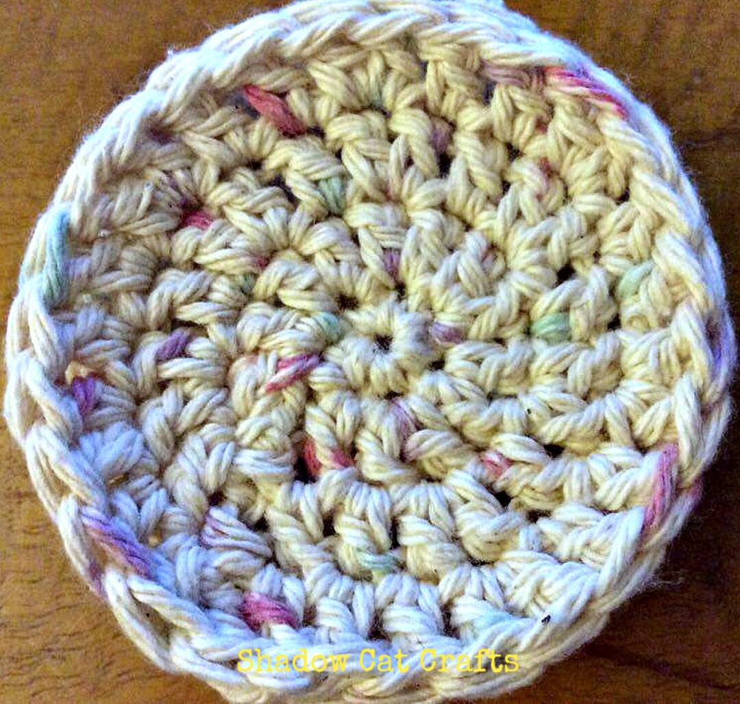 Zero Waste Organic Crochet Cotton Handmade Harvest Face Scrubbie Set of ...