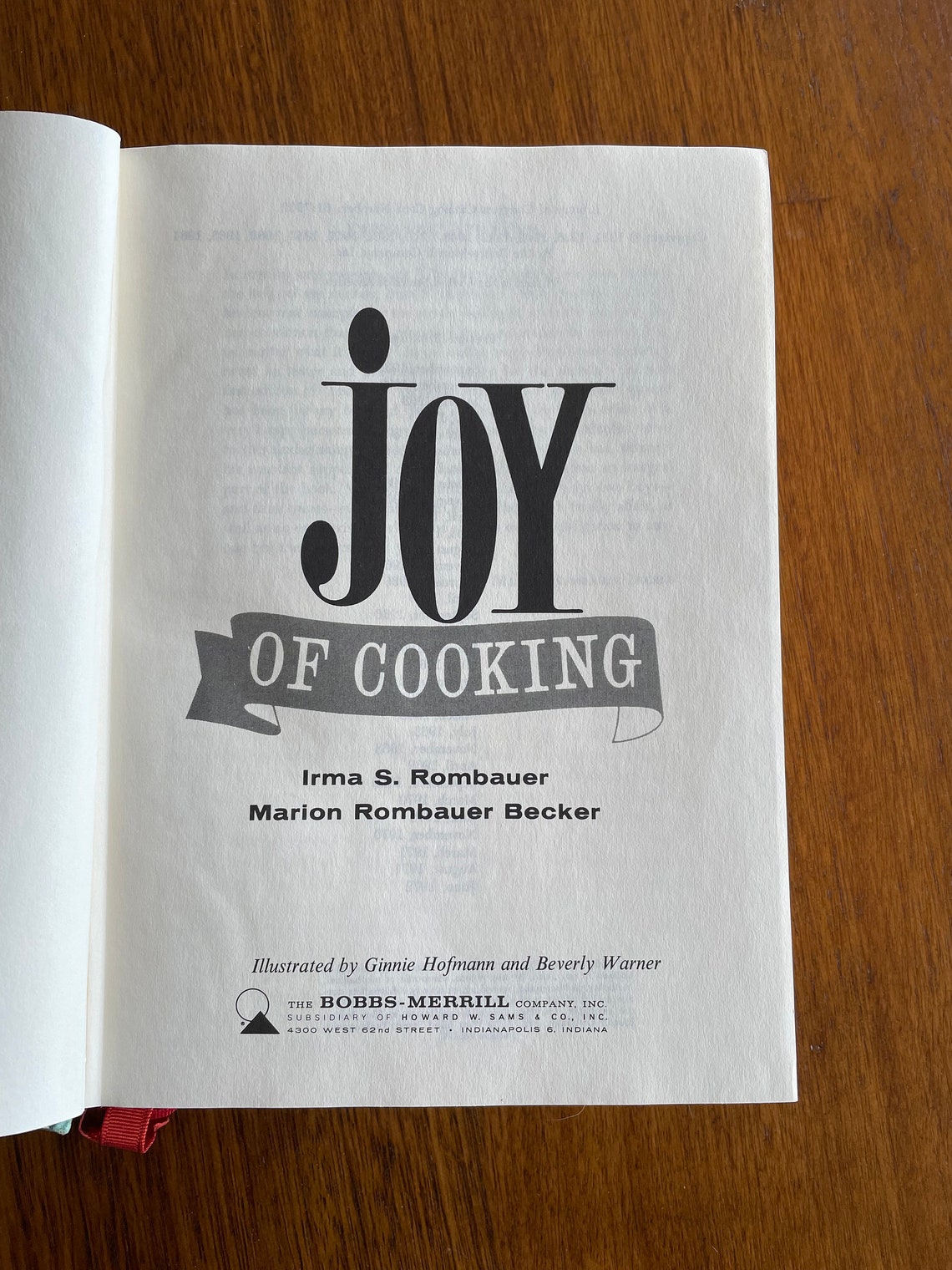 1972 Joy of Cooking Rombauer Becker Blue Hard Cover Cookbook Recipes ...