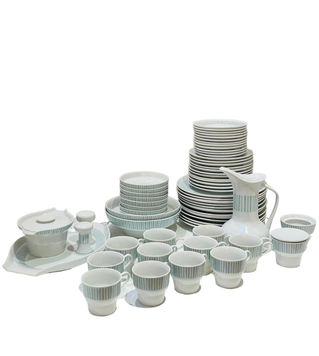 Paul Mccobb Contempri Sticks Dinnerware|jackson Internationale|mid Century China Set|1950's ...