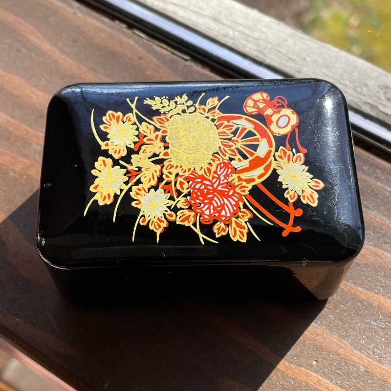 Lacquer Trinket Box - Etsy