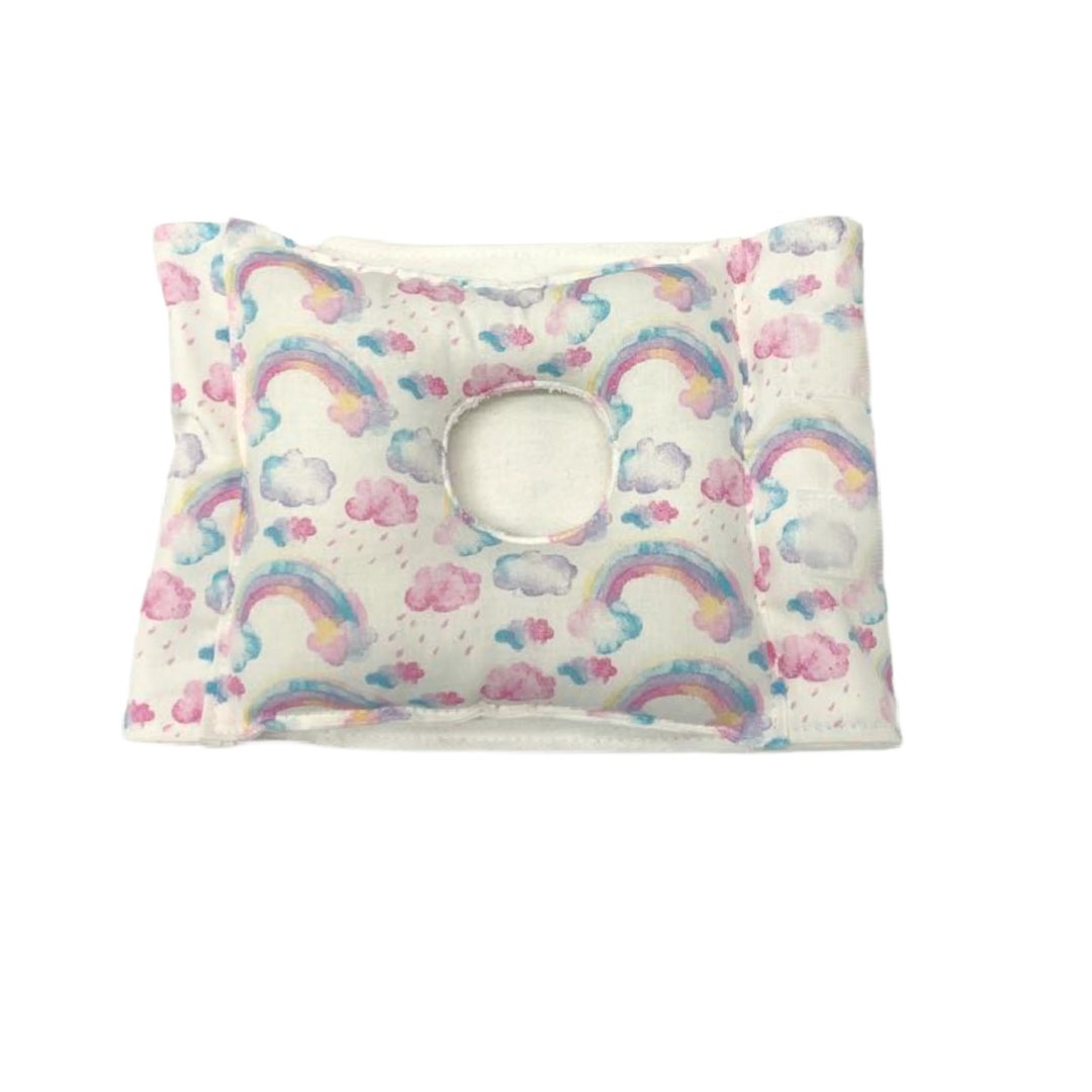 Rainbow Watercolor G Tube Tummy Time Pillow - Etsy