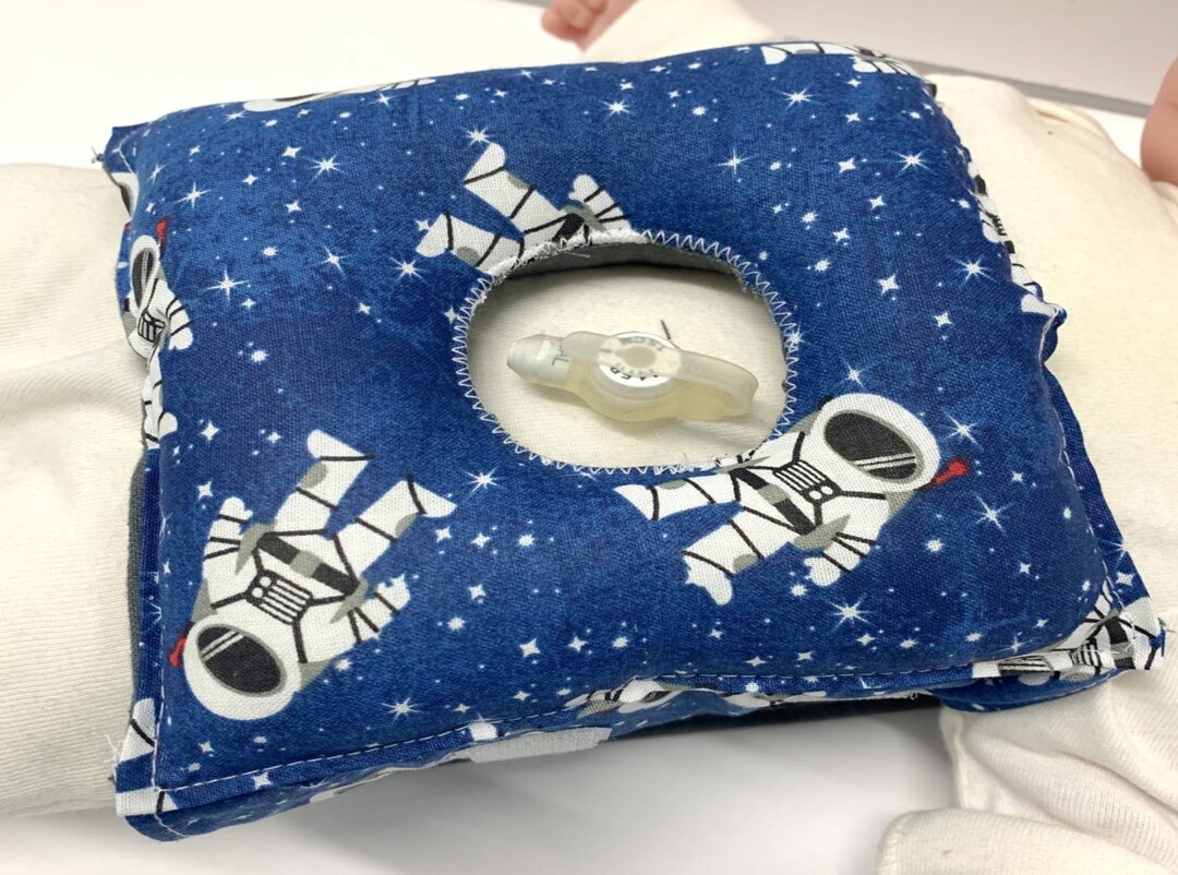 Outer Space Astronaut G Tube Tummy Time Pillow - Etsy