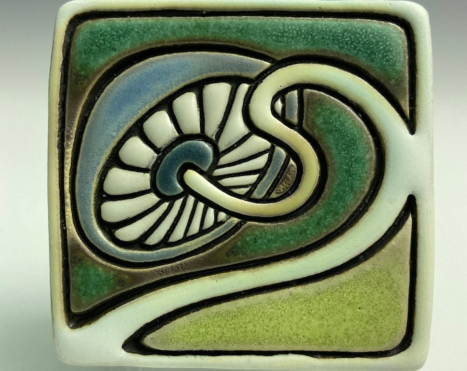 Handmade Ceramic Cute Glazed Mushroom Art Tile - Etsy