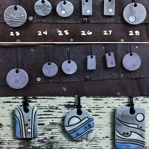Handmade Ceramic Bio Organic/biomech Necklaces - Etsy