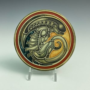 Handmade Ceramic Alien/ Xenomorph Art Tile - Etsy