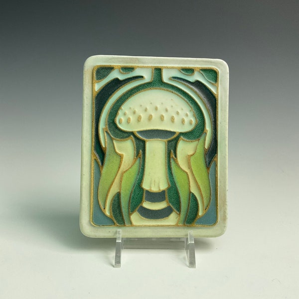 Mushroom Tile - Etsy