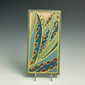Handmade Ceramic Art Tile, Agave Succulent Tile - Etsy