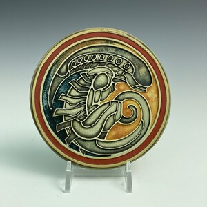 Handmade Ceramic Alien/ Xenomorph Art Tile - Etsy