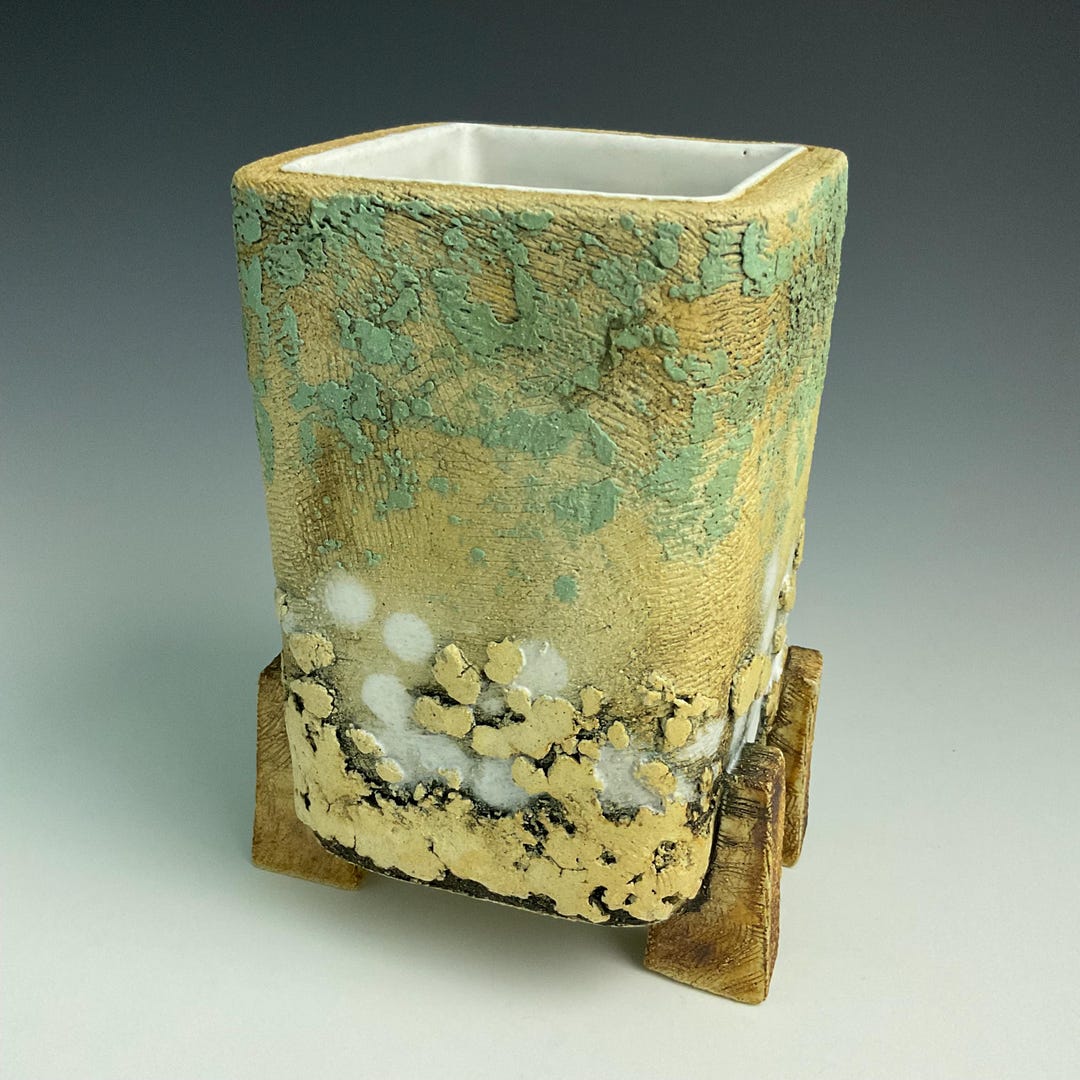 Handmade Ceramic Heavily Textured Design Planter - Etsy