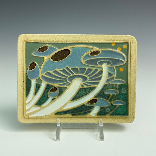 Mushroom Tile - Etsy