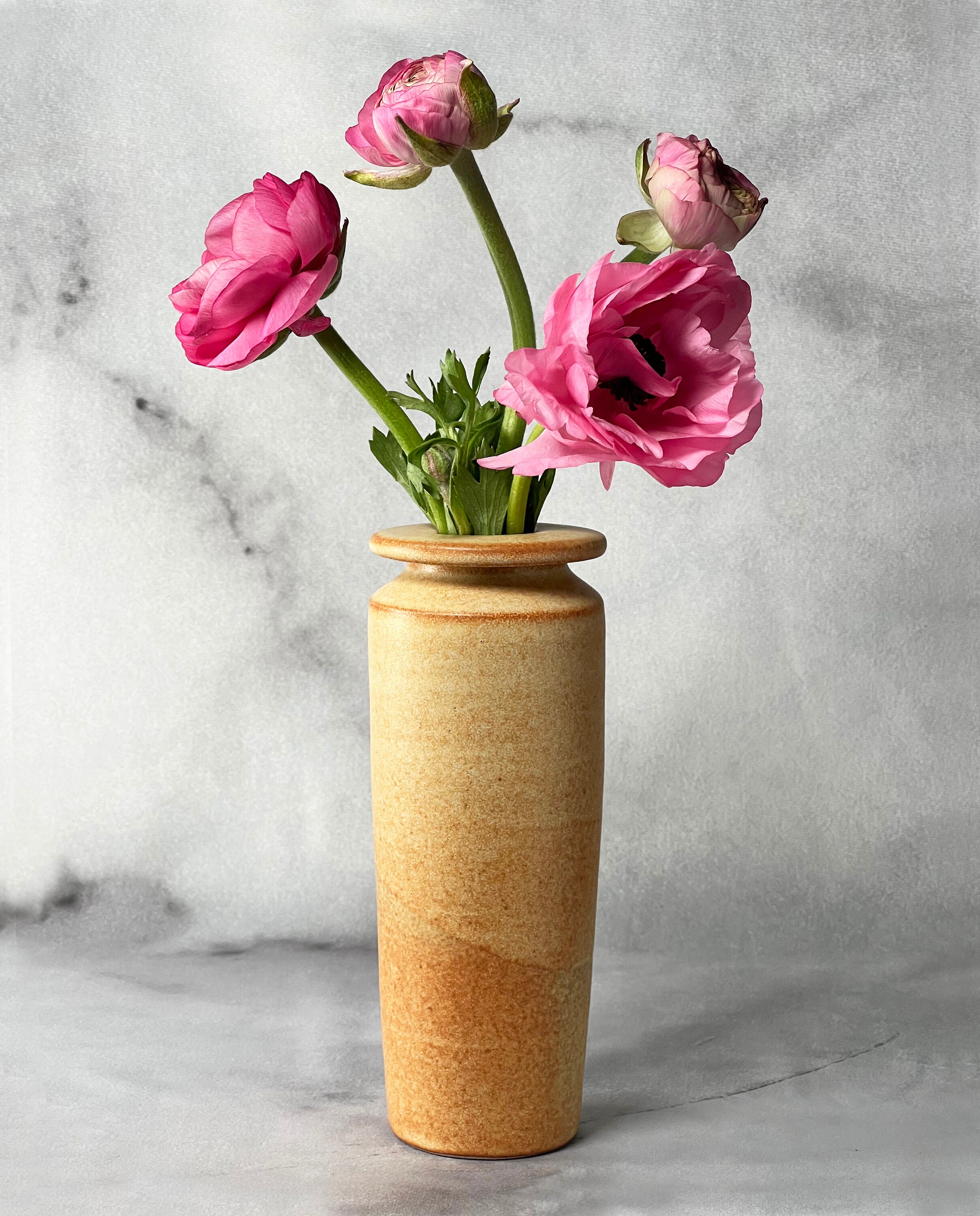 Contemporary Mustard Yellow Vase. - Etsy