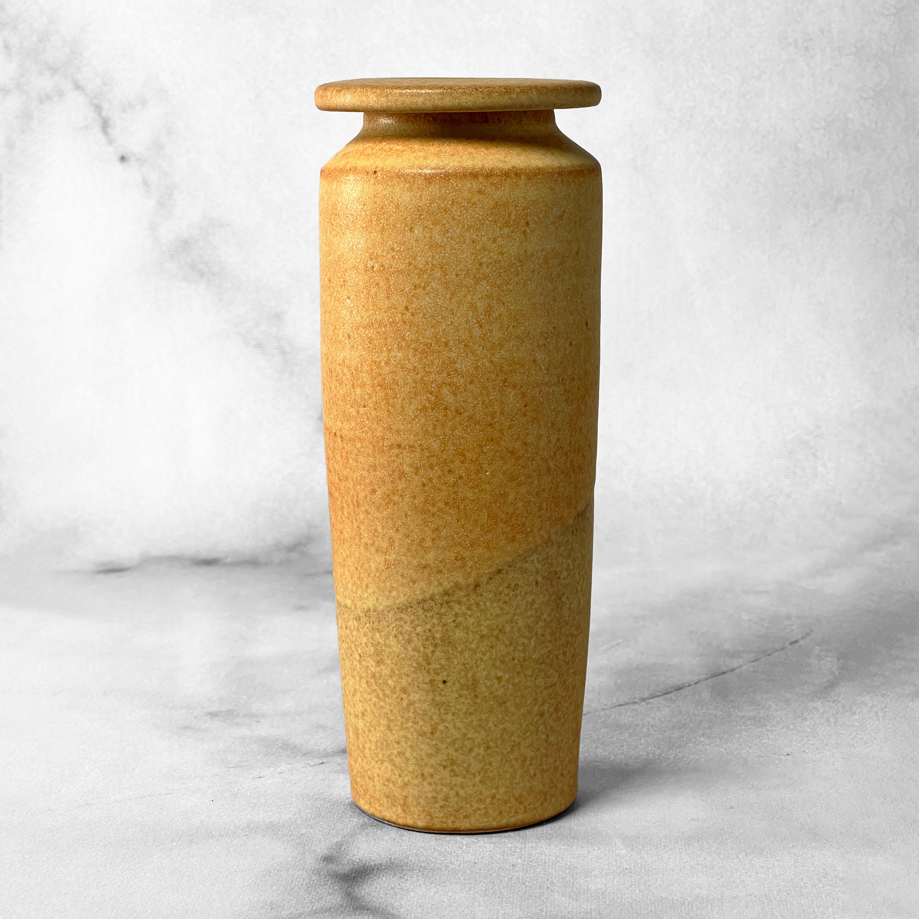 Contemporary Mustard Yellow Vase. - Etsy