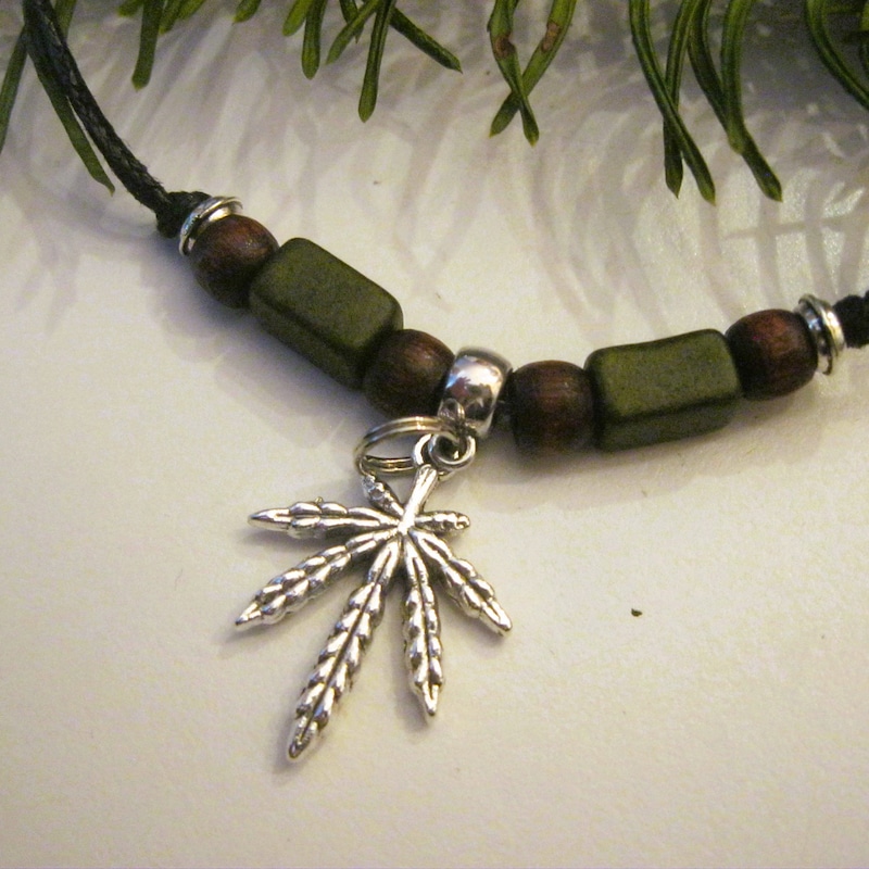 Pot Leaf Necklace - Etsy