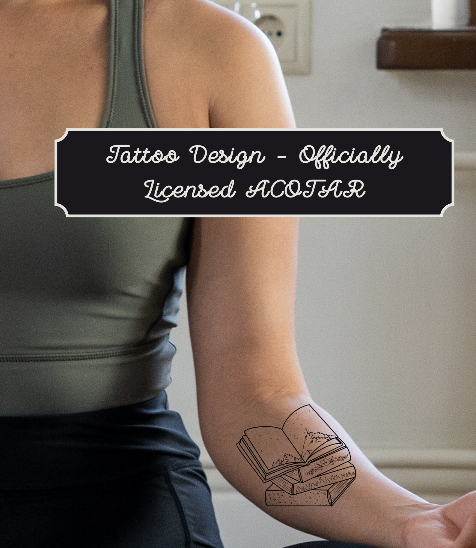 ACOTAR Tattoo Design Officially Licensed ACOMAF Acosf - Etsy